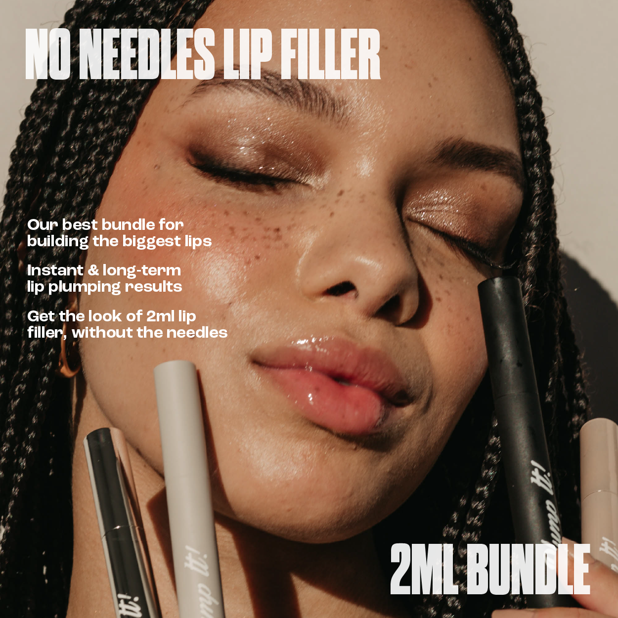 No Needles Lip Filler: 2ml Package – Plump it!